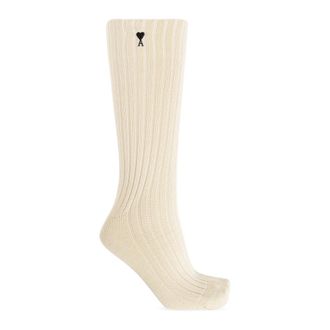 Ami Femme, Sous-v&ecirc;tements, Beige, Taille: M Logo Socks