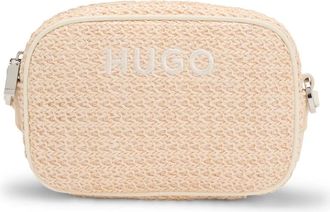HUGO BOSS Stilvolle Crossbody-Tasche mit Textur-Webung - - Bags - Damen - Beige - ONE SIZE