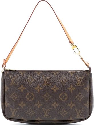 Louis Vuitton Hobo Bags - Monogram Pochette Accessoires - Gr. unisize - in Braun - f&uuml;r Damen
