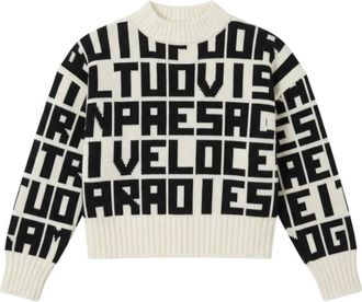 Msgm Msgm - Pull &agrave; manches longues X Caterina Frongia - Femme - Pulls - Multicolore - Taille: 38 FR