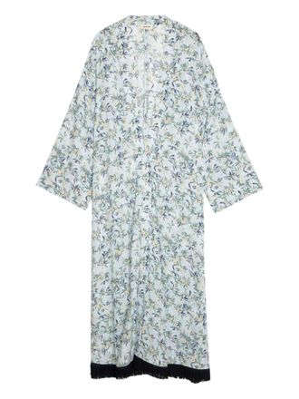 Zadig&Voltaire manteau en soie - Bleu