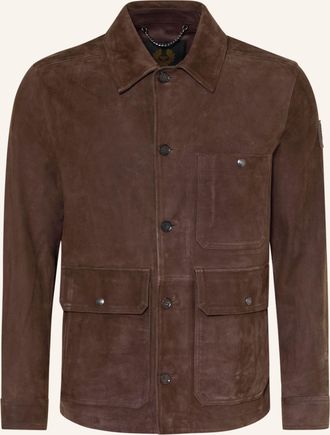 Belstaff Lederjacke Trail beige