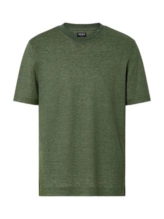 Ermenegildo Zegna Linen T-Shirt - Green