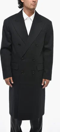 Dsquared2 Zweireihiger Mantel aus Schurwolle Dsquared2