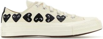 Comme Des Gar&ccedil;ons Femme, Chaussures, Blanc, Taille: 41 1/2 EU Multi-Heart Chuck 70 Baskets