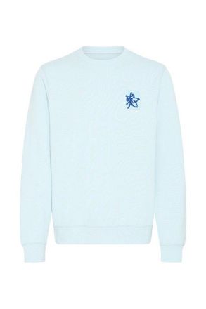 Blend Rundhalspullover BHFelica Klassisches Sweatshirt mit Stickerei