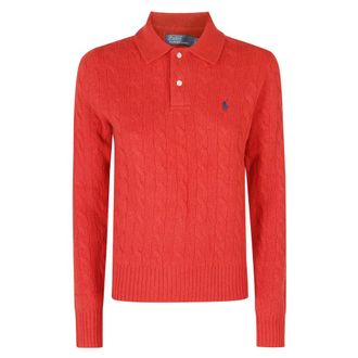 Polo Ralph Lauren Pull en maille - Femme - Pulls - Rouge - Taille: 40 FR