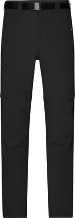 James & Nicholson Herren Zipp-Off Outdoorhose - Praktische Zipphose mit BIONIC-FINISHECO | Farbe: black | Gr&ouml;sse: 3XL