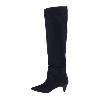 Fabiana Filippi Hoher Wildleder-Stiefel - - Shoes - Damen - Blau - 36 EU