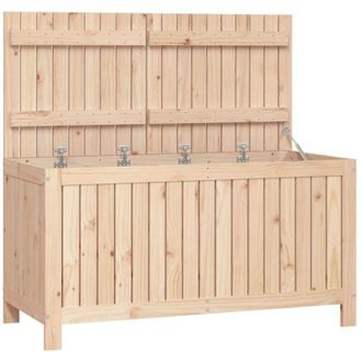 vidaXL Bo&icirc;te de rangement de jardin 121x55x64 cm Bois massif de pin Vidaxl
