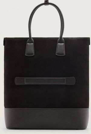 Mango Bowlingtasche aus 100 % Leder braun - Herren - Einheitsgr&ouml;&szlig;e - MANGO MAN