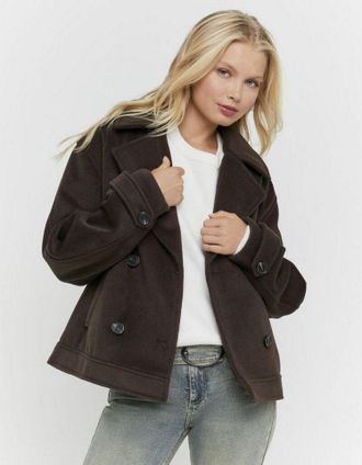 Tally Weijl Kurzjacke SCOPEVAVIANA doppelreihig im oversized Fit mit breitem Revers