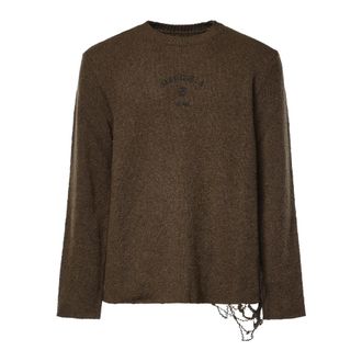 Maison Margiela Round-Neck Strickwaren - - Knitwear - Herren - Gr&uuml;n - M