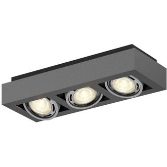 Arcchio Arcchio - Plafonnier &agrave; intensit&eacute; variable Ronka en aluminium pour salon & salle &agrave; manger