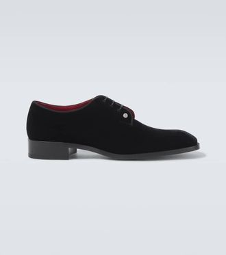 Christian Louboutin Derbies Chambeliss en velours