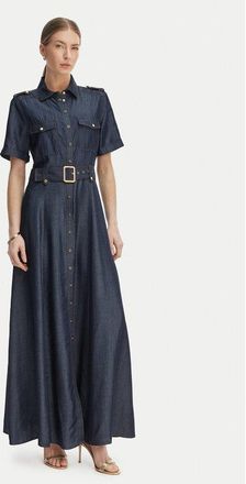Guess Hemdkleid G6GK60 D1056 Dunkelblau Classic Fit