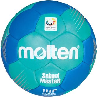 Molten Schoolmaster Handball, Green/Blue, 2