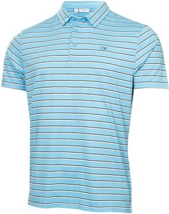 Calvin Klein Polo de Golf 2025 Winchester pour Homme - Verseau - XL