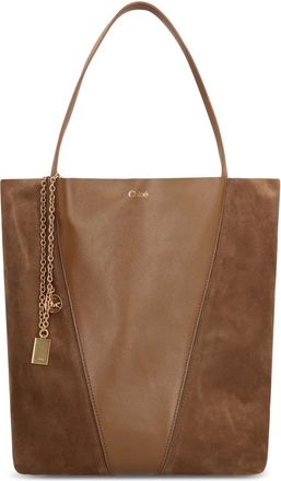 Chlo&eacute; Femme, Sacs, Brun, Taille: ONE Size Spin Tote Bag