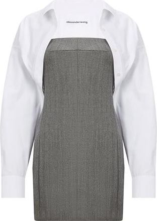 Alexander Wang Robe courte en laine avec chemise