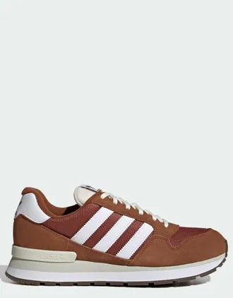 adidas Originals Zx 500 rs chaussures en brun rouille / blanc nuage-Rouge