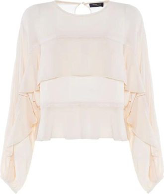 Nenette Femme, Blouses et Chemises, Beige, Taille: 38 FR Blouses