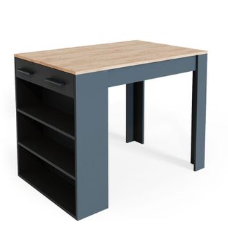Vicco Esszimmertisch Repose, Anthrazit/Goldkraft Eiche, 67 x 100 cm Vicco