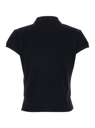 Balenciaga Womens Polo Shirt Black Cotton T-Shirts & Jerseys