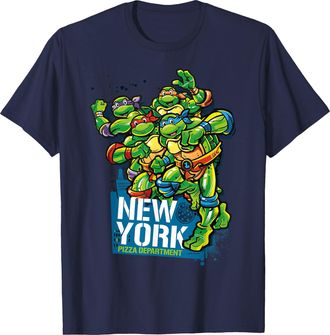 Teenage Mutant Ninja Turtles TMNT Teenage Mutant Ninja Turtles New York Pizza Classic NYC T-Shirt