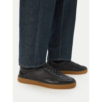 Tommy Hilfiger Sneakers Tommy Hilfiger Lo Lux Cut Out FM0FM05926 Schwarz