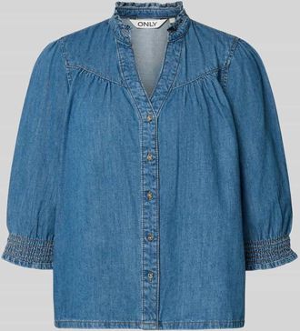 Only Regular Fit Jeansbluse aus reiner Baumwolle Modell RAYA
