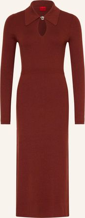 HUGO BOSS Hugo Strickkleid Sdropy braun
