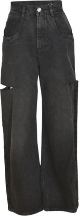 Maison Margiela Femme, Jeans, Noir, Taille: 32 FR Jeans Cut-out