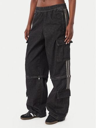 adidas Jeans KQ6480 Schwarz Oversize