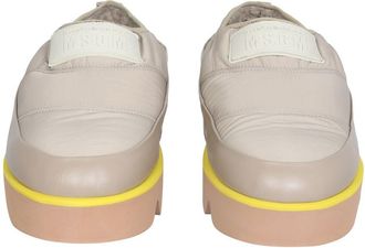 Msgm Puffed Polyamide Sneakers - Beige