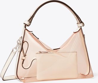 Tory Burch Damen Transparente Mellow Schultertasche