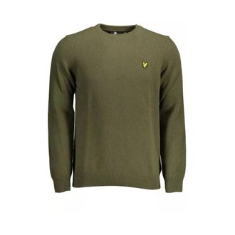 Lyle & Scott Gr&uuml;ner Pullover aus Wollmischung - - Knitwear - Herren - Gr&uuml;n - S