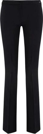 Elisabetta Franchi Femme, Pantalons, Noir, Taille: 36 FR Pantalon Crêpe Léger