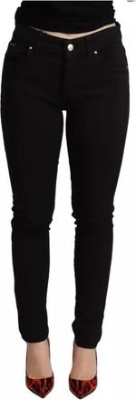 Dolce & Gabbana Damen, Jeans, Schwarzk, 2XSGröße