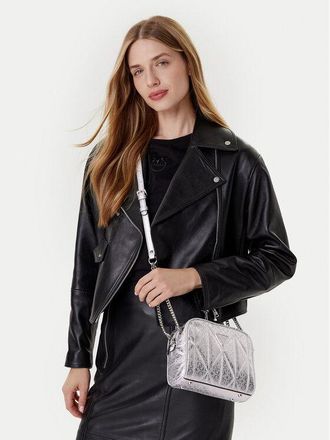 Guess Handtasche Aldina HWGY96 63140 Silberfarben