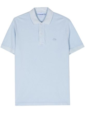 Sky blue lacoste polo store