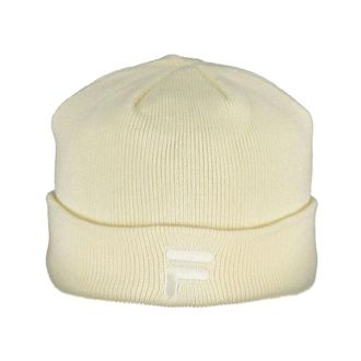 Fila Homme, Accessoires, Blanc, Taille: ONE Size Chapeau en Polyester Blanc avec Broderie Logo