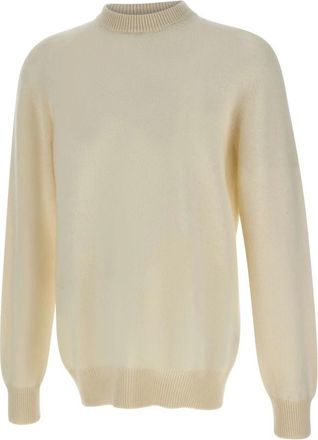 Laneus Homme, Pulls, Blanc, Taille: S Col roul&eacute; en laine et cachemire