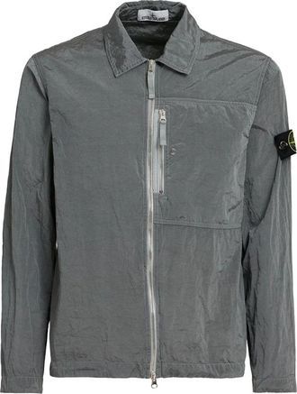 Stone Island Homme, Vestes, Gris, Taille: XL Overshirt