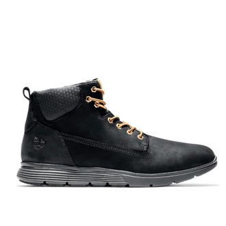 Timberland Homme, Chaussures, Noir, Taille: 41 EU Bottes Baskets Chukka Légères en Cuir