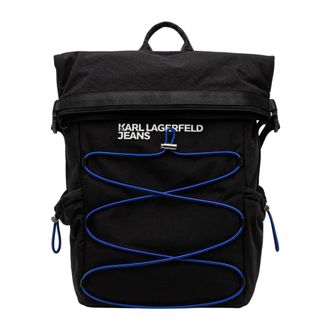 Karl Lagerfeld Roll-top Rucksack - - Bags - Herren - Schwarzk - ONE SIZE