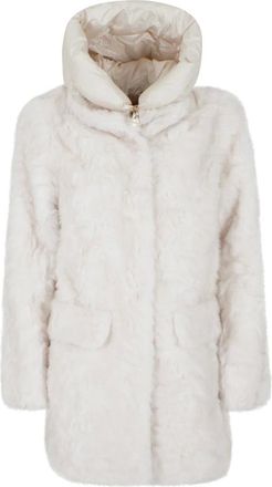 Yes-Zee YES Zee, Femme, Vestes, Beige, Taille: 42 FR Manteau Ivoire avec Gilet Amovible