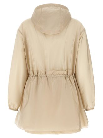 Moncler Womens Beige Polyamide Shell Jacket Clothing