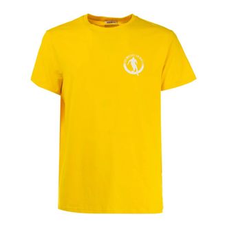 Dirk Bikkembergs Herren T-Shirt mit eigenem Stil - - Tops - Herren - Gelb - S