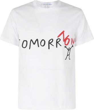 Comme Des Gar&ccedil;ons Homme, Tops, Blanc, Taille: L T-Shirt TomorrNow